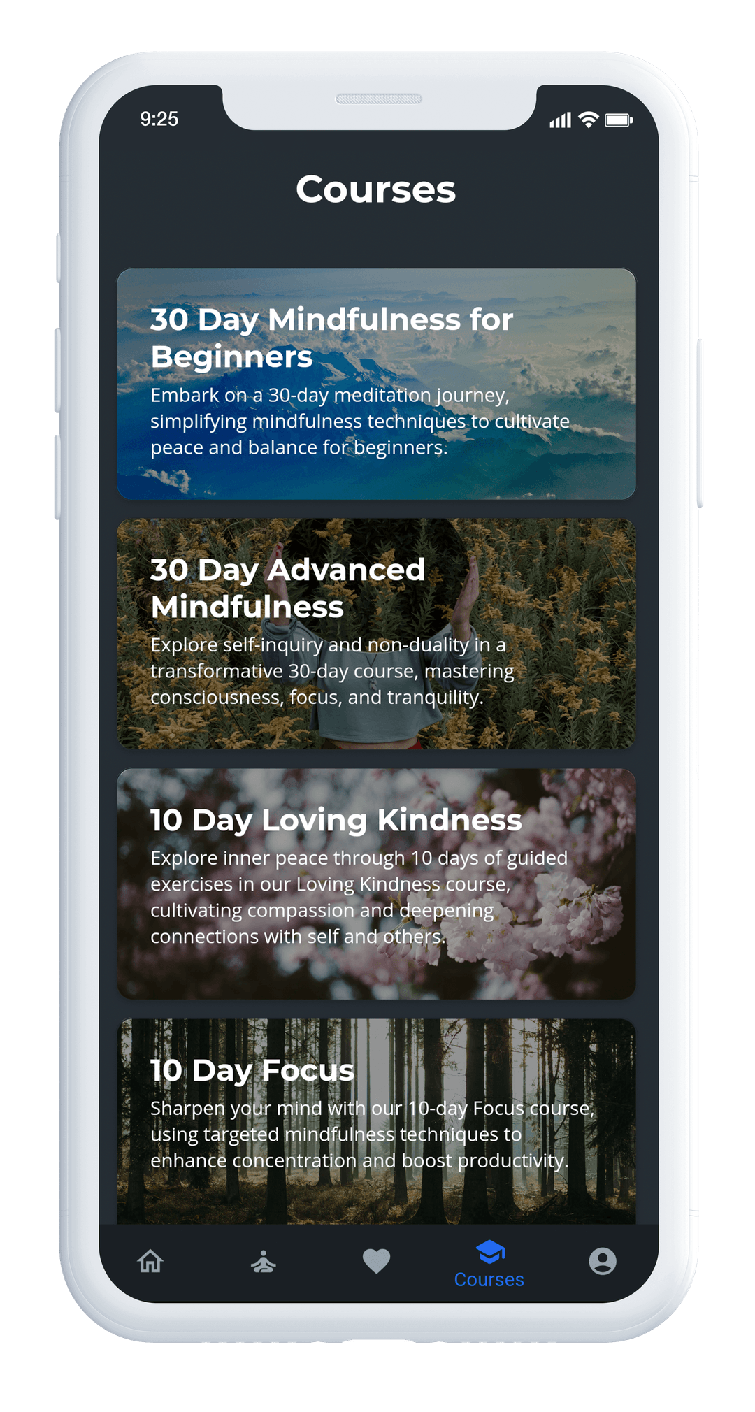 Declutter The Mind Features | Meditation App for Mindfulness & Relaxation