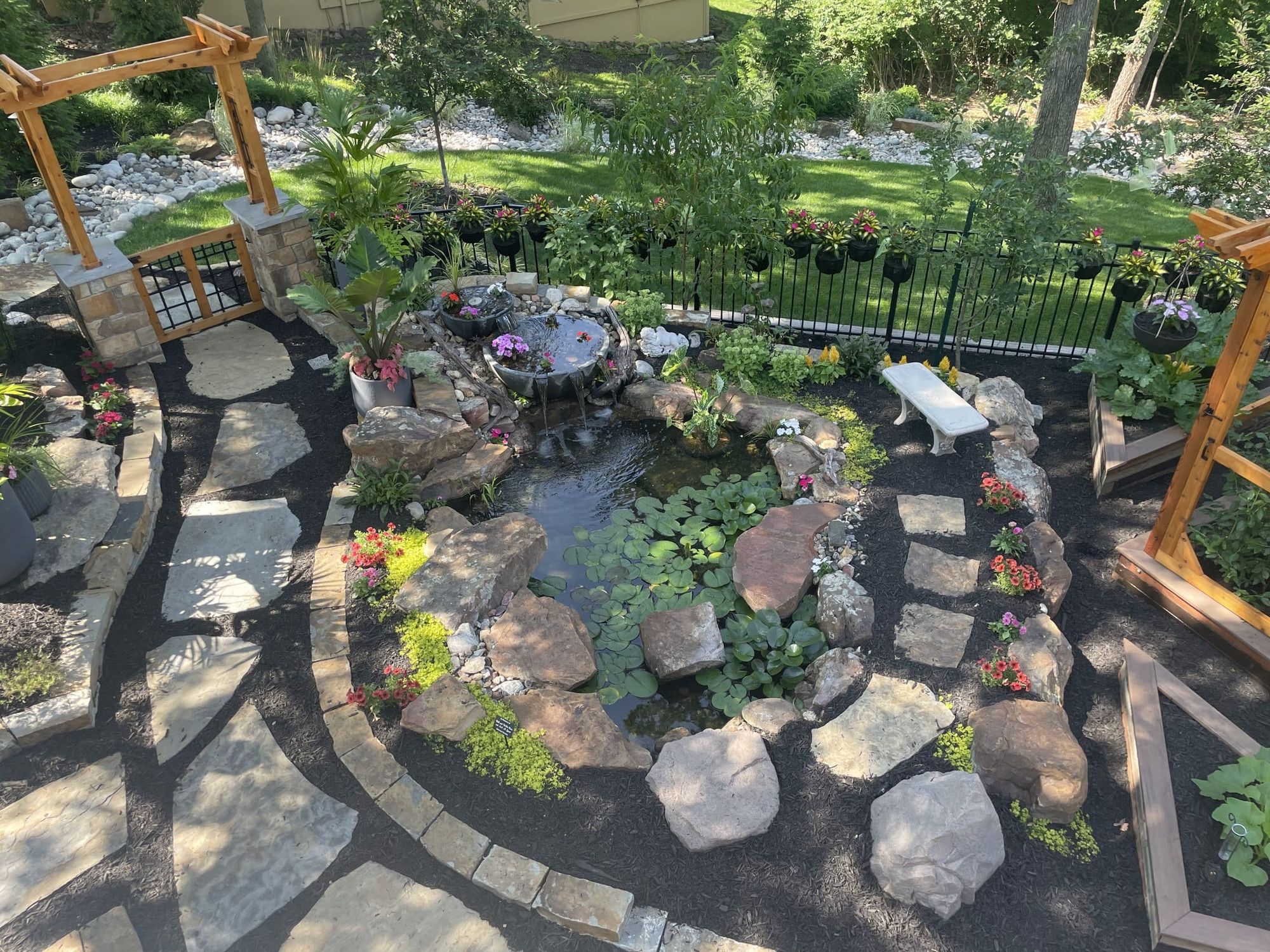 Ponds and Water Gardens | Kansas City Water Feature Landscaping | Good ...
