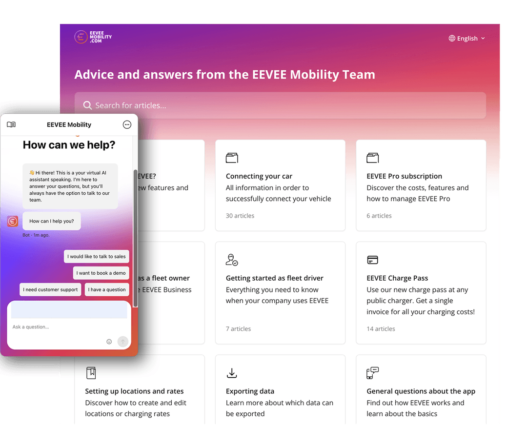 Moeiteloos laadbeheer voor EV's | EEVEE Mobility