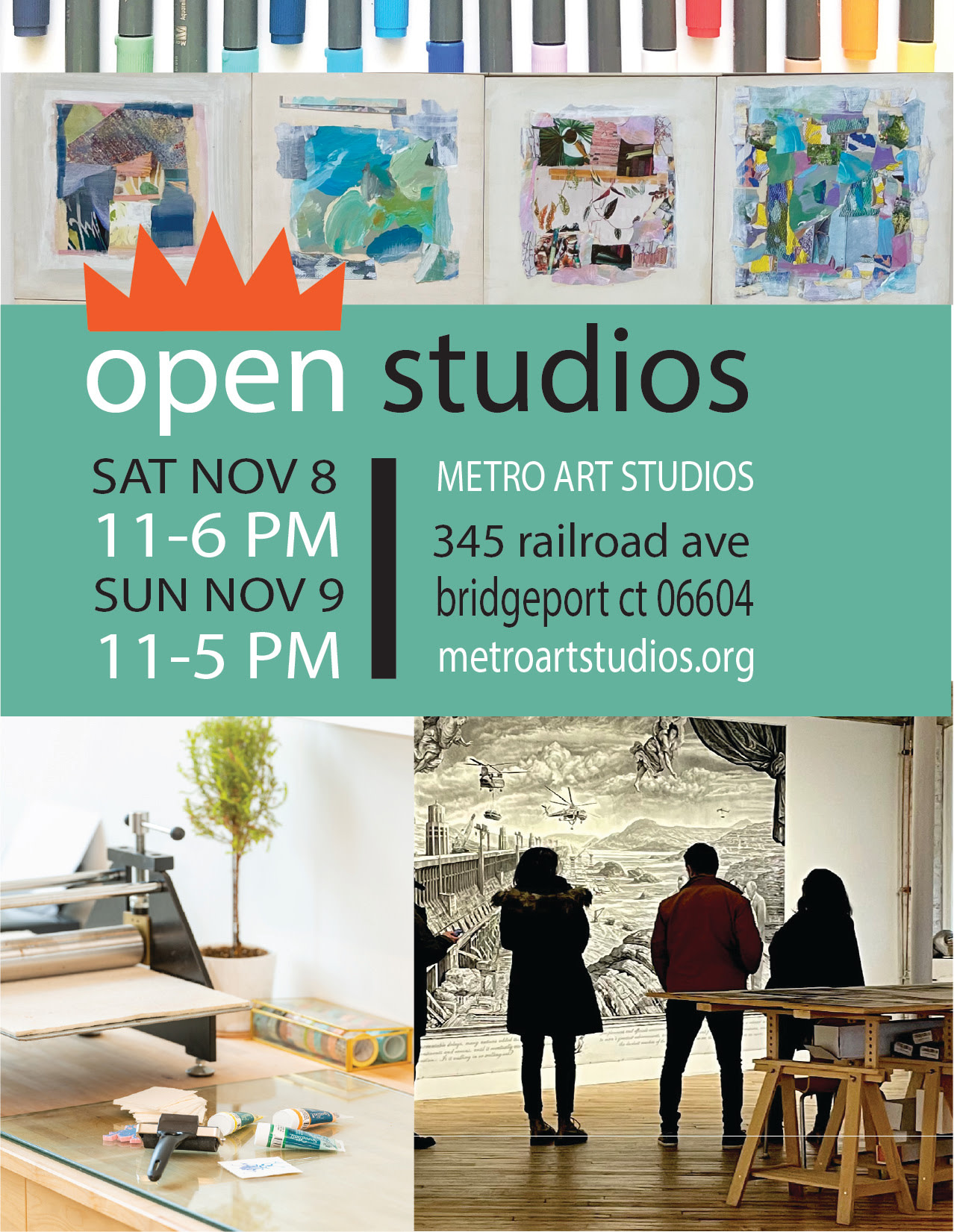 Open Studios at Metro Art Studios | Nov 09, 2025 at Metro Art Studios