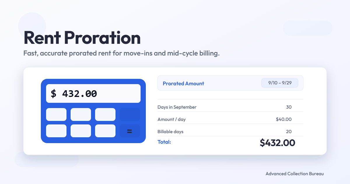 Prorated Rent Calculator – Accurate Move-In Proration | Advanced ...
