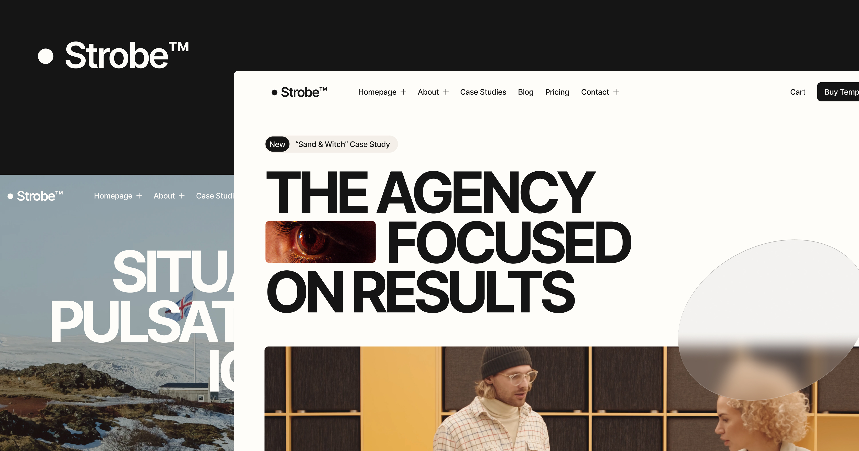 Case Studies | Strobe - Webflow Ecommerce website template