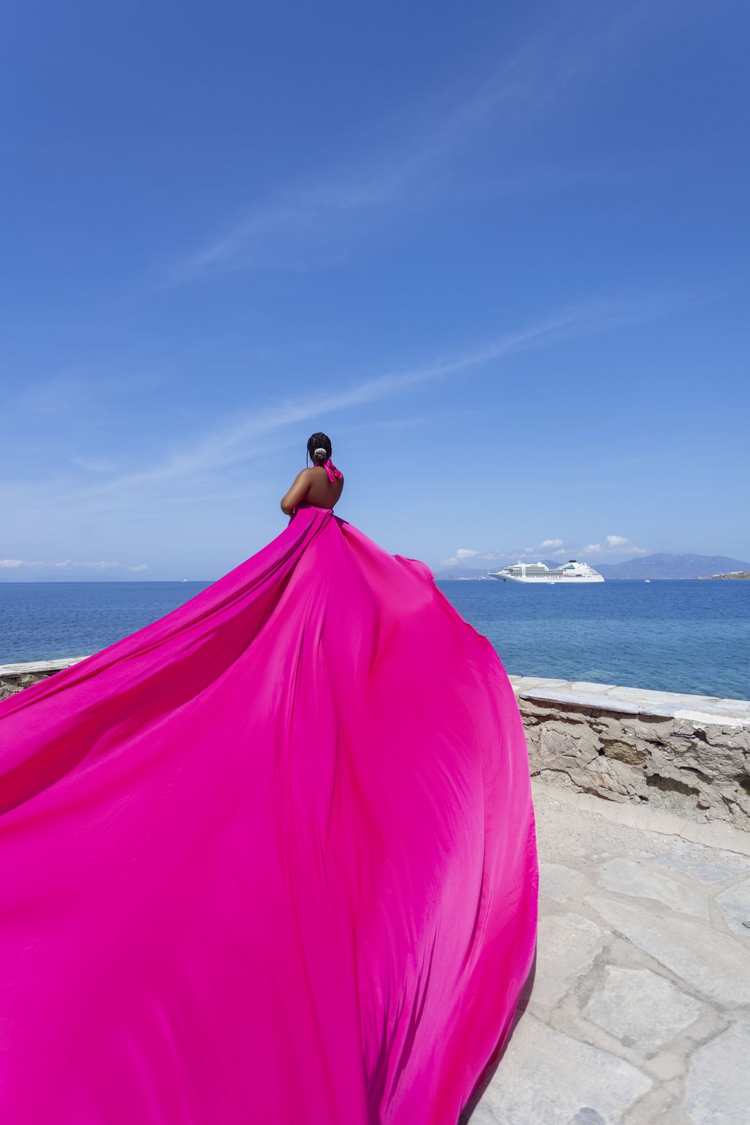 Mykonos Flying Dress Photoshoots | Your Dream Photos Come True