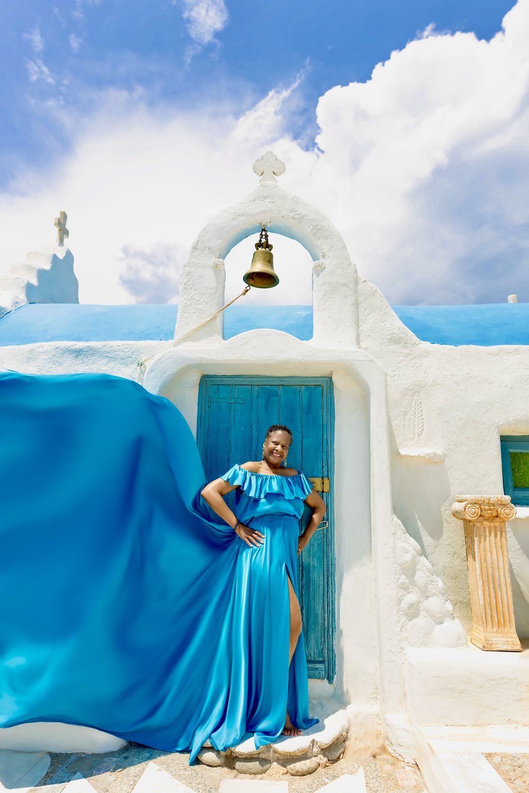 Mykonos Flying Dress Photoshoots | Your Dream Photos Come True