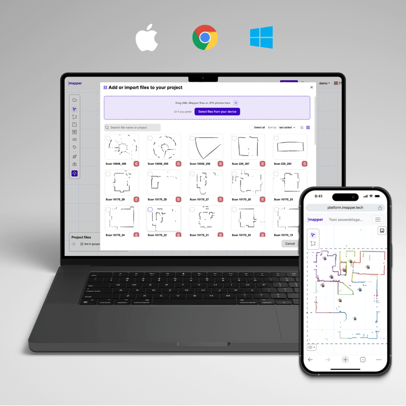 iMapper – Réalisez des plans précis en quelques minutes