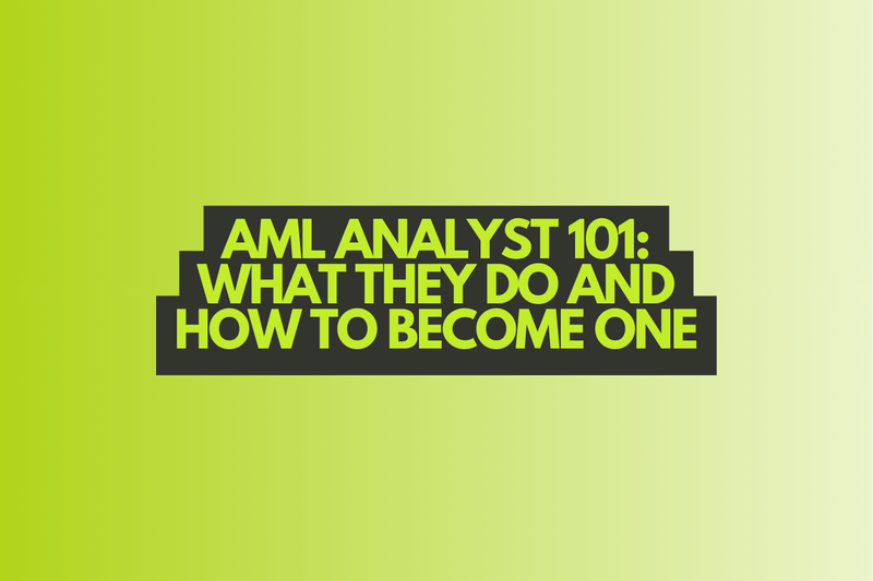 AML Analyst 101: What They Do and How to Become One | sanctions.io