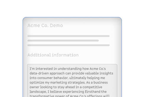 Free Template for Demo request form