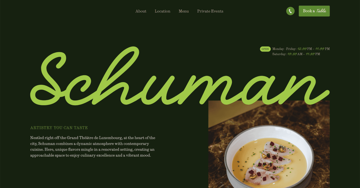 Best Dining in Luxembourg | Schuman