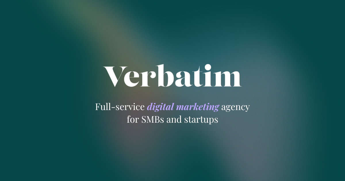 Verbatim | Full-Service Digital Marketing Agency in Phoenix