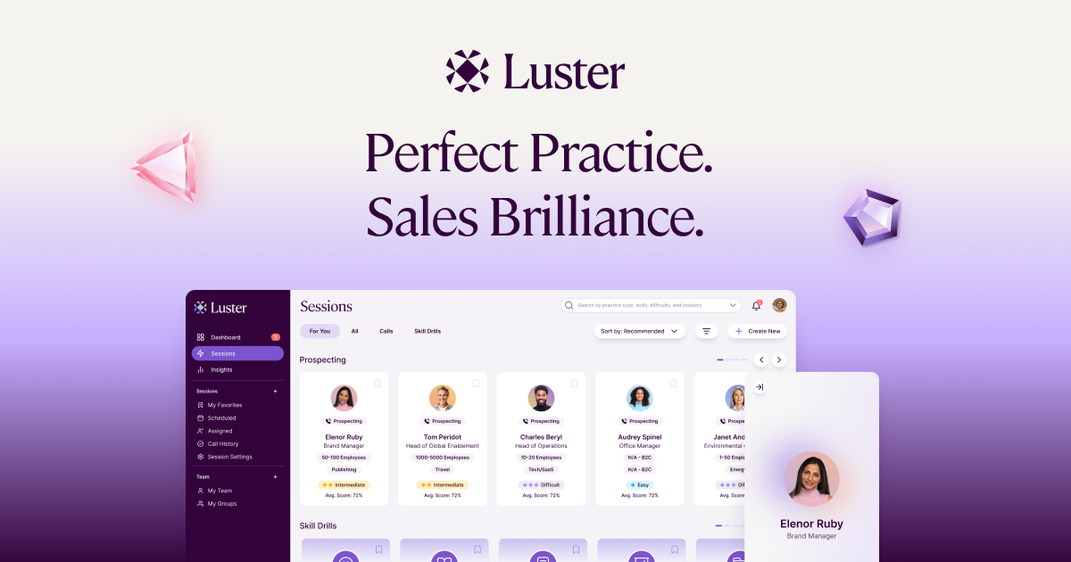 Luster | Predictive Enablement™ for Revenue Growth