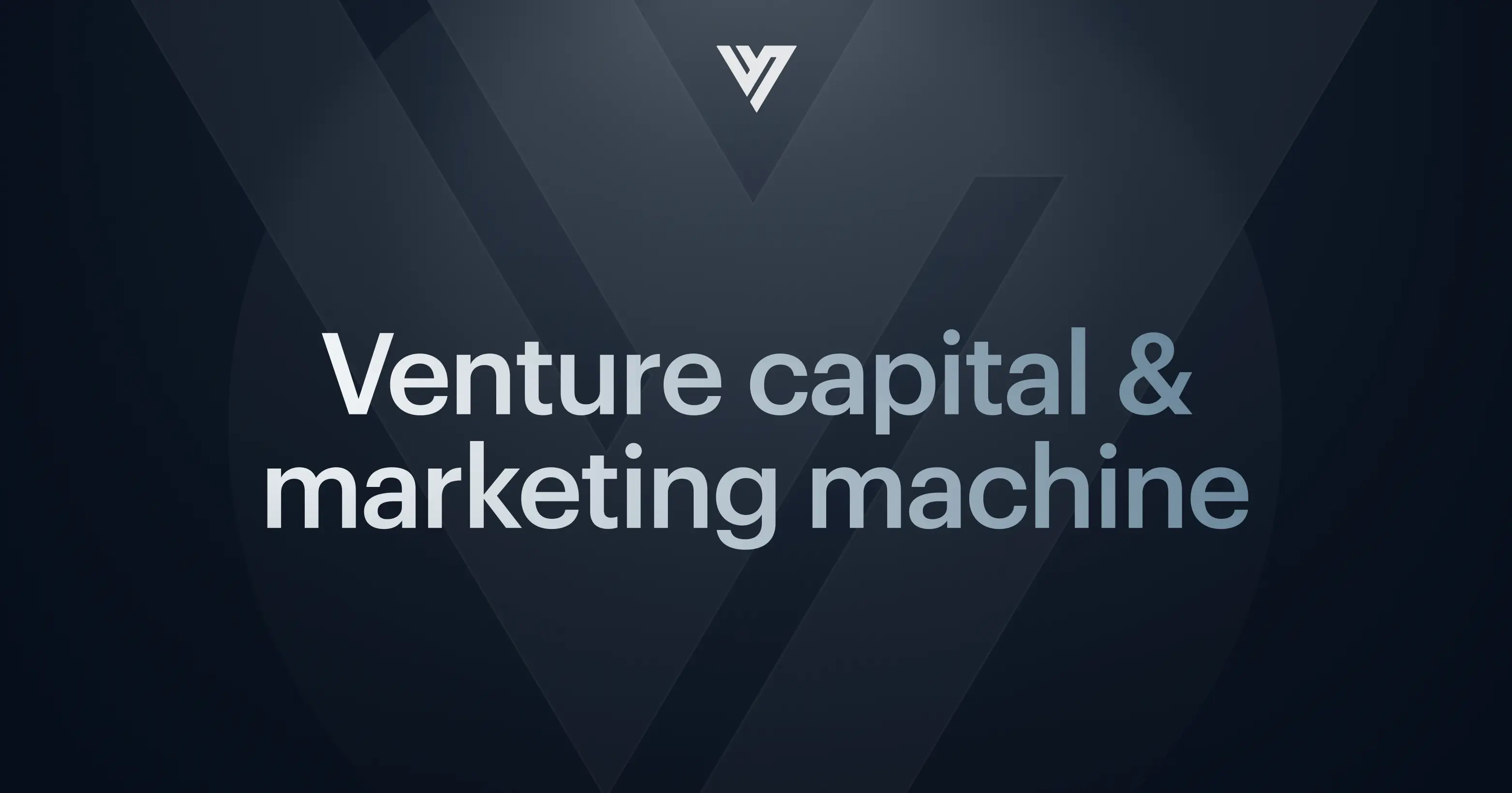 vVv | Venture Capital and marketing machine