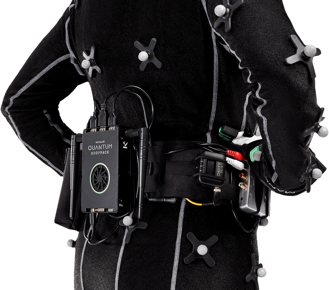 Wireless Mocap Power for MANUS Gloves | Quantum Bodypack