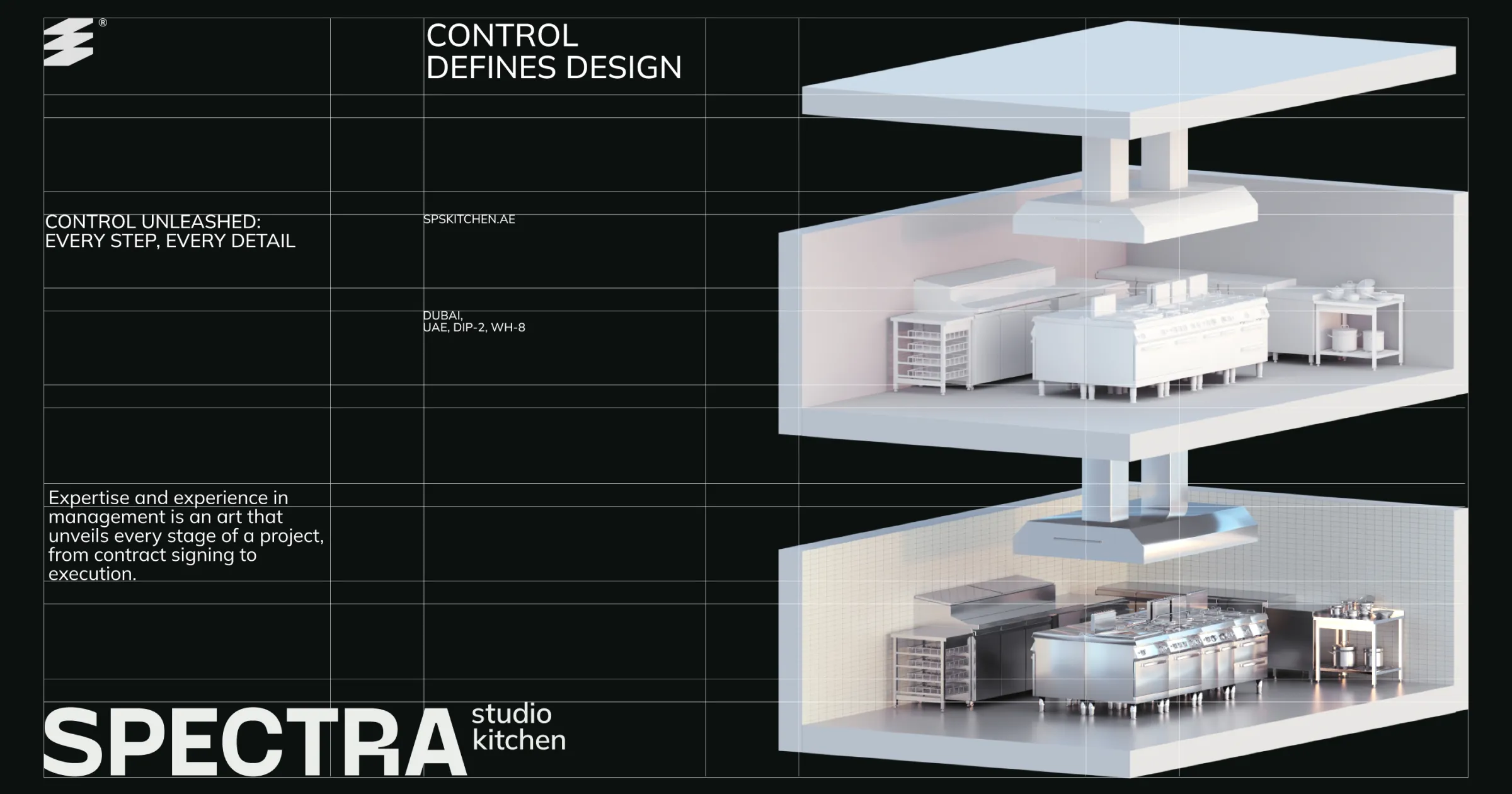 Premium Kitchen Design in Dubai | Spectra Studio Kitchen