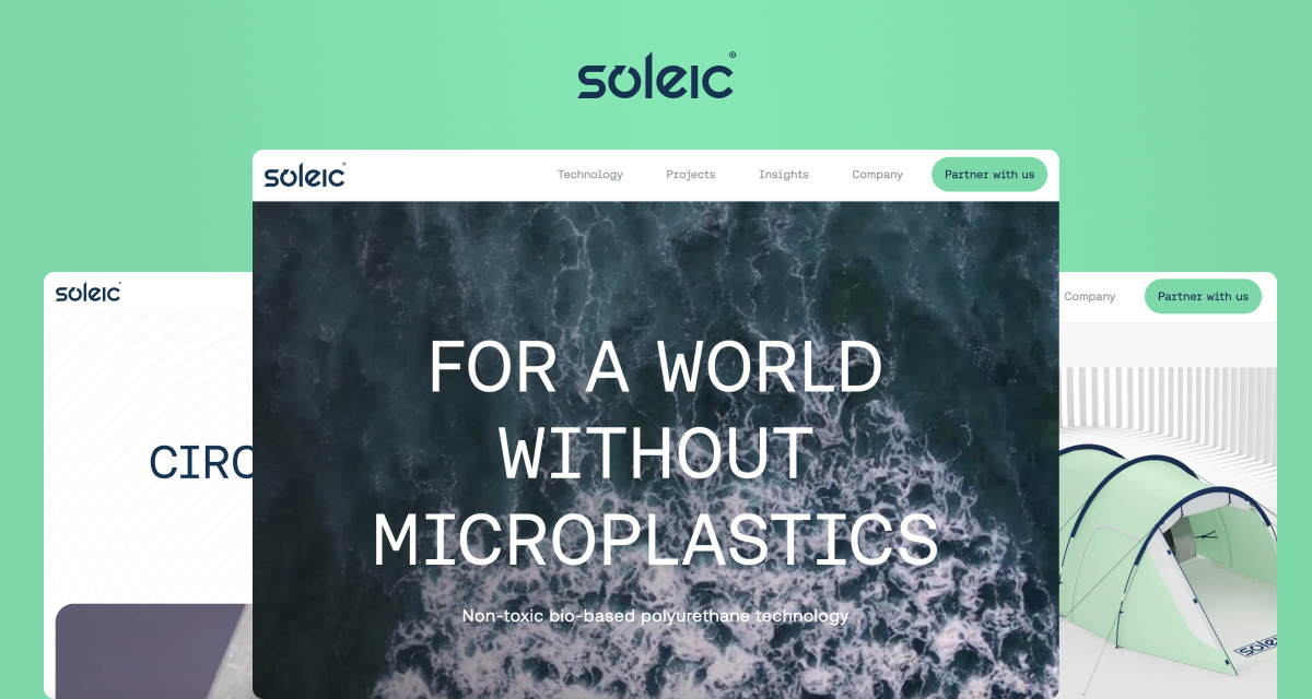 Home • Soleic • For a world without microplastics
