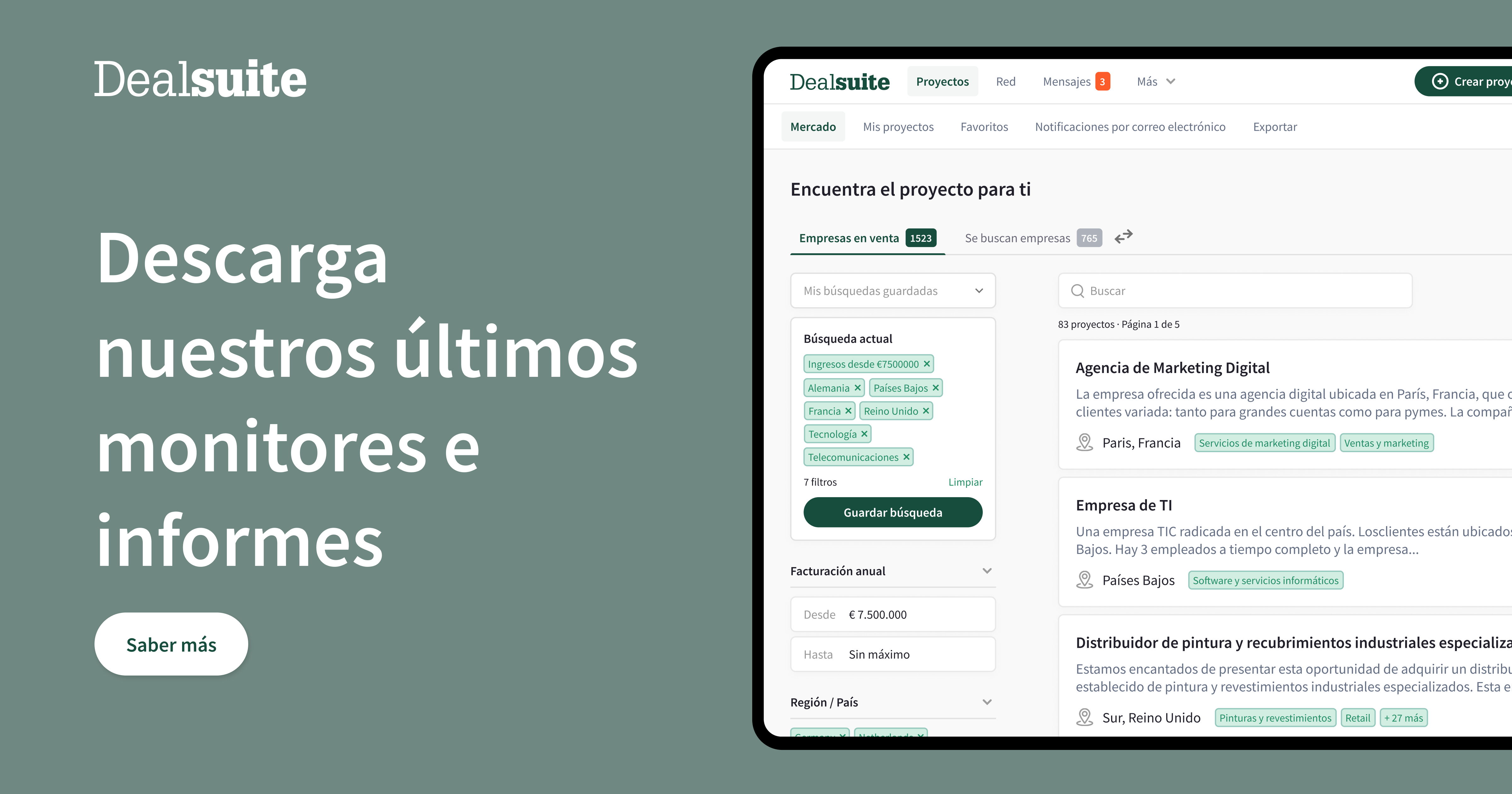 Monitor Europeo de M&A I Dealsuite