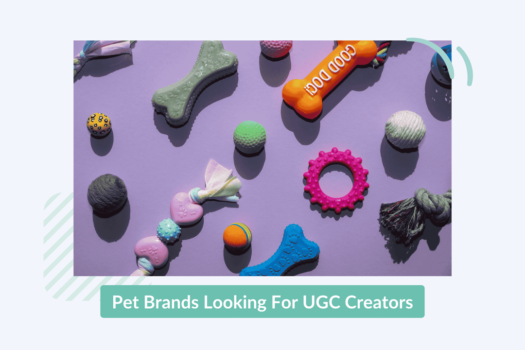 Pet Brands Looking For UGC Creators