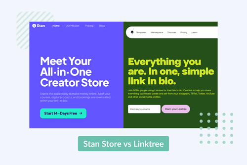 Stan Store vs Linktree: Features, Pricing & Best Fit For Your Needs