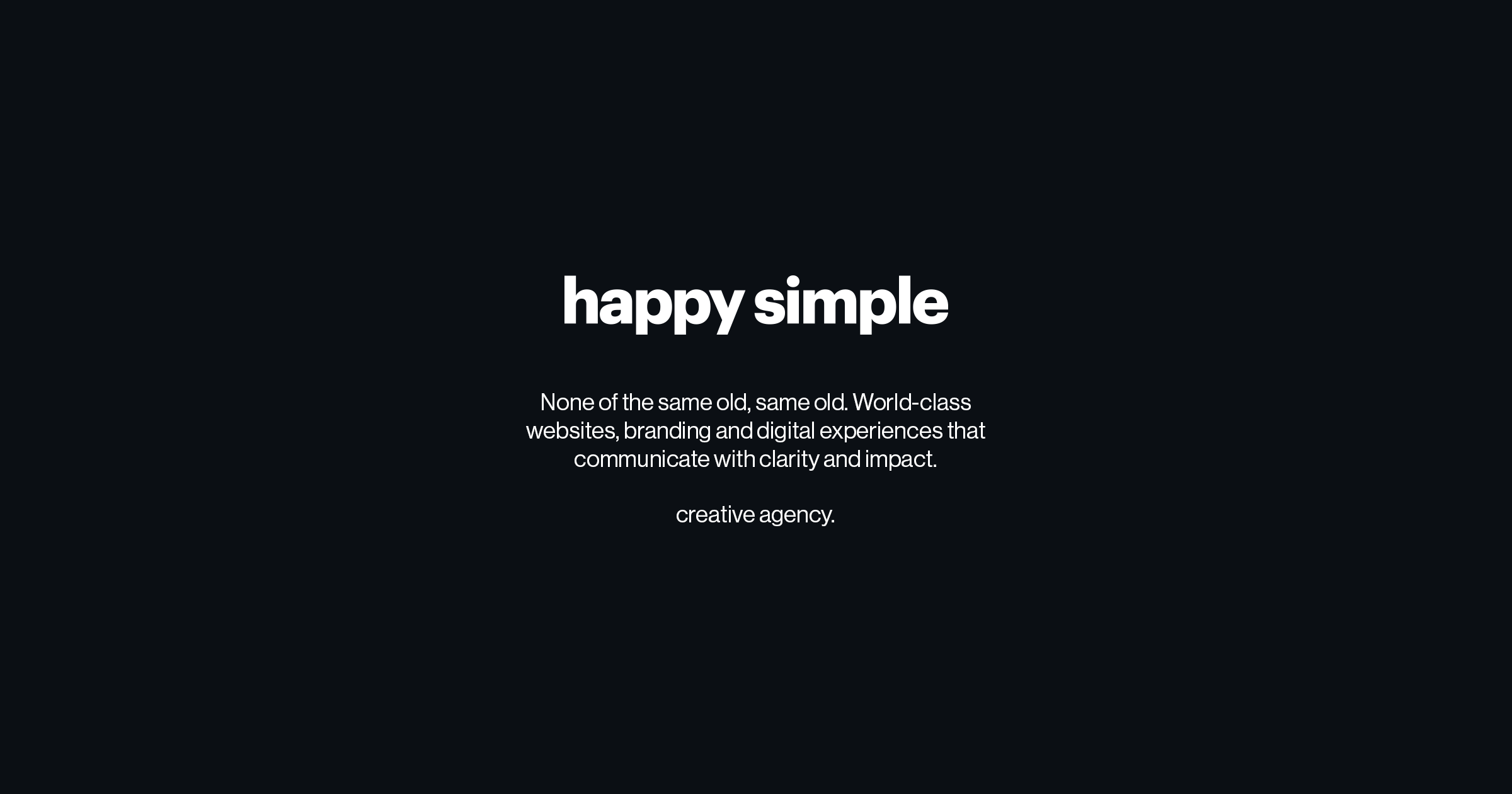 Happy Simple - Branding, Web Design and Digital Products