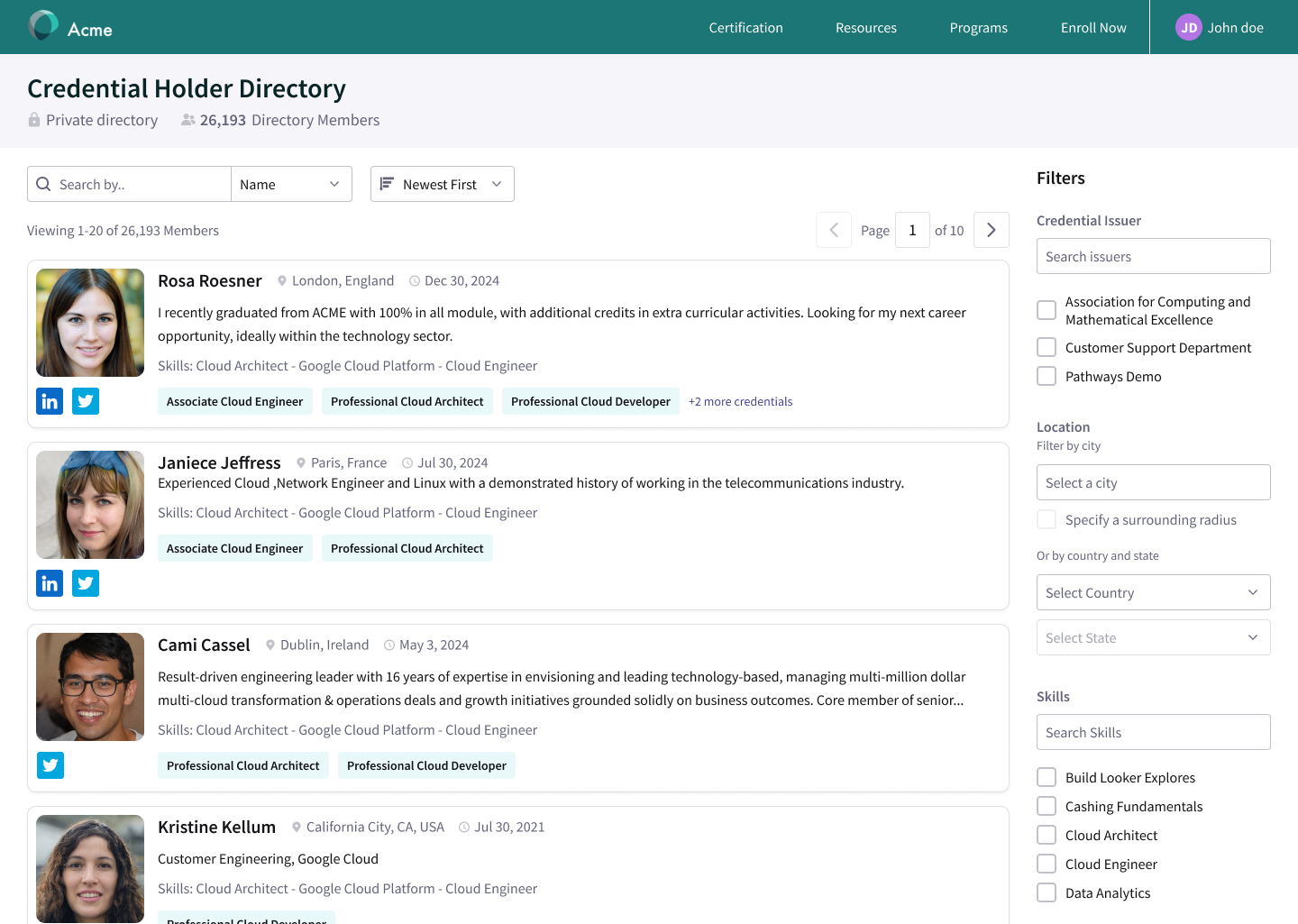 Introducing Private Spotlight Directory: Credential Visibility, On Your ...