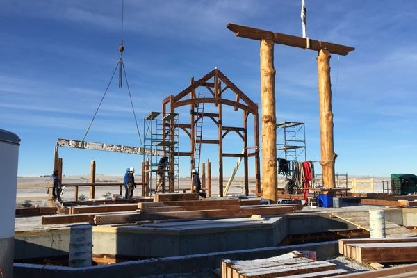 Rustic 'River' Calgary | Canadian Timberframes