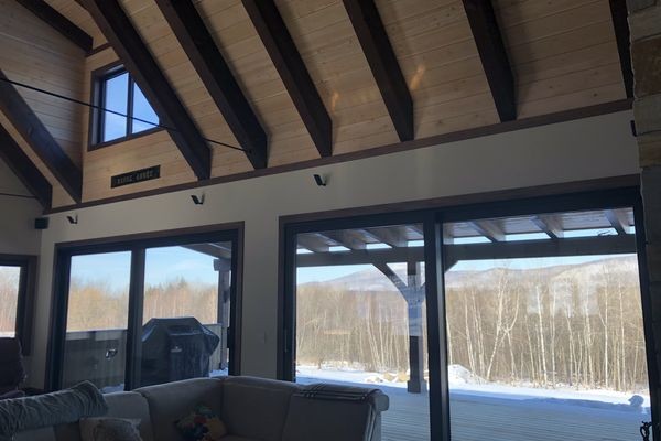 Bromont Timber Frame Chalet | Canadian Timberframes