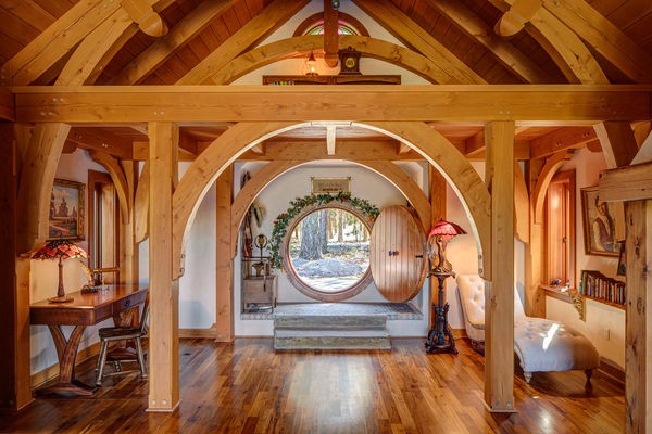 Oregon Hobbit House | Canadian Timberframes