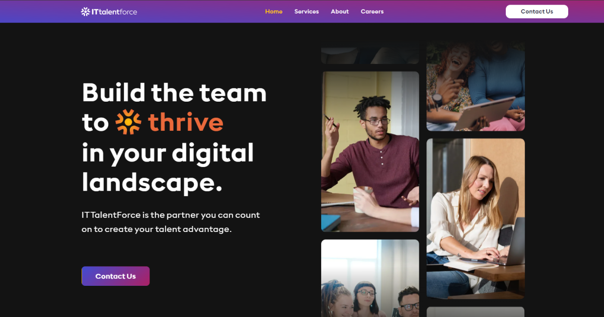 Create your talent advantage | IT Talentforce - Home