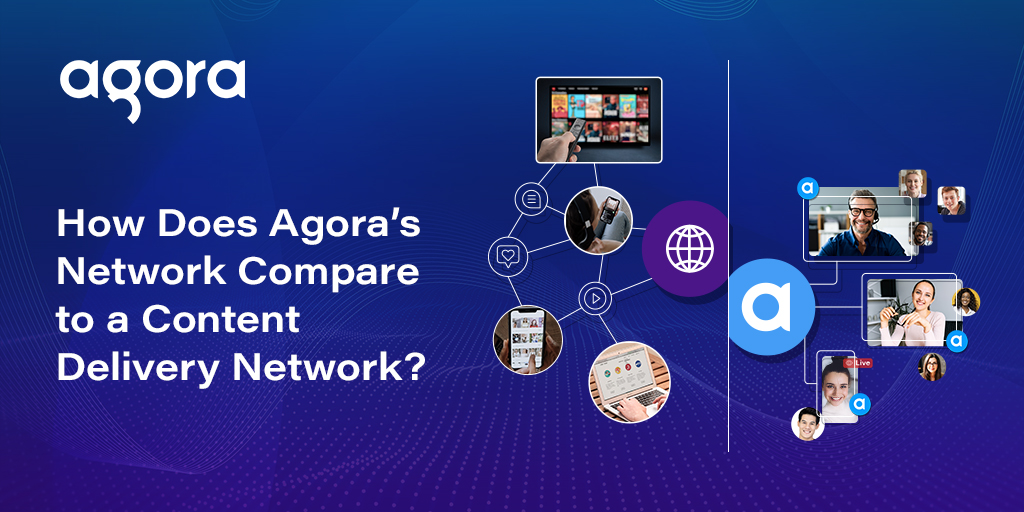 How Does Agora’s Network Compare to a Content Delivery Network?