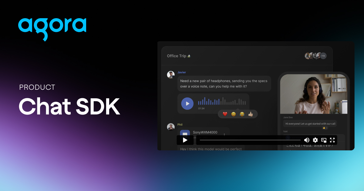 Chat SDK - Chat API Service for Developers