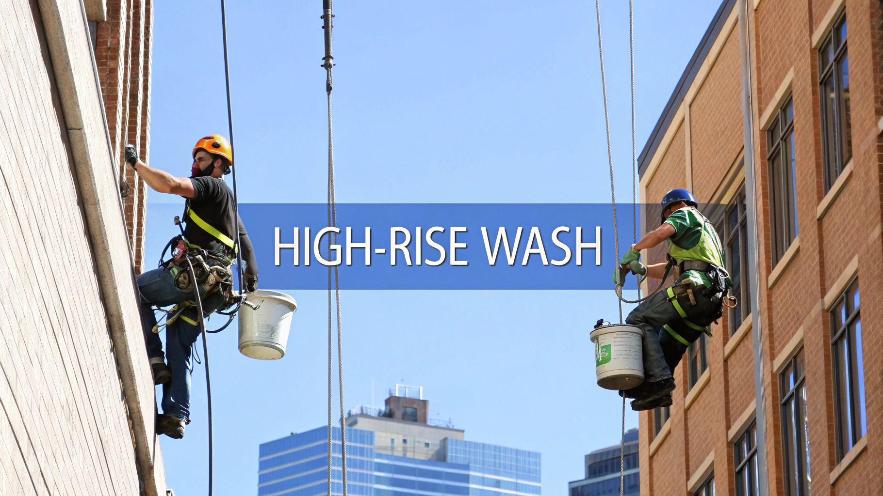 Discover essential high rise window washing methods, safety protocols ...