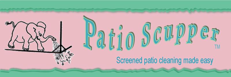 Patio Scupper for screen enclosed areas