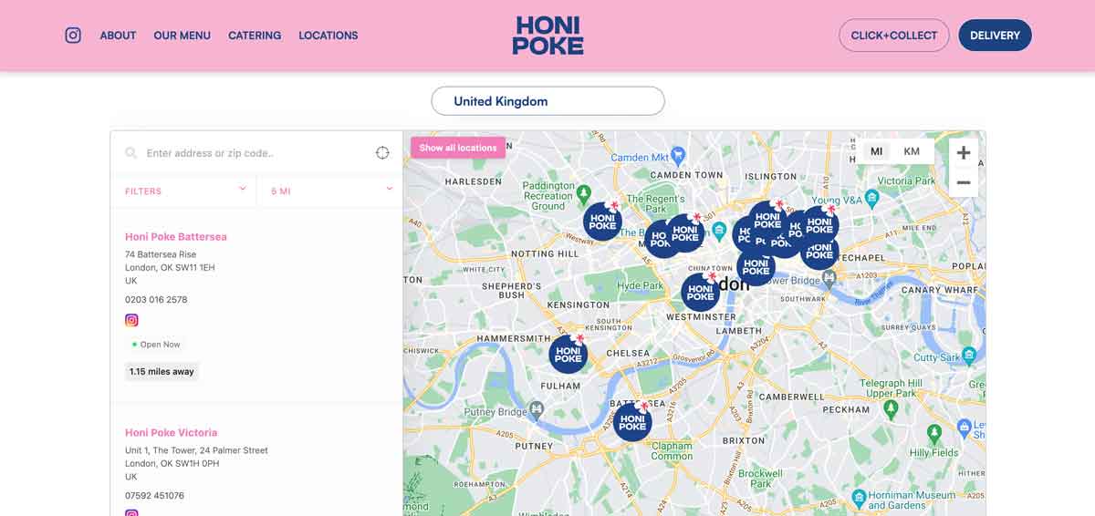 Honi Poke Locations: London | Manchester | Leeds