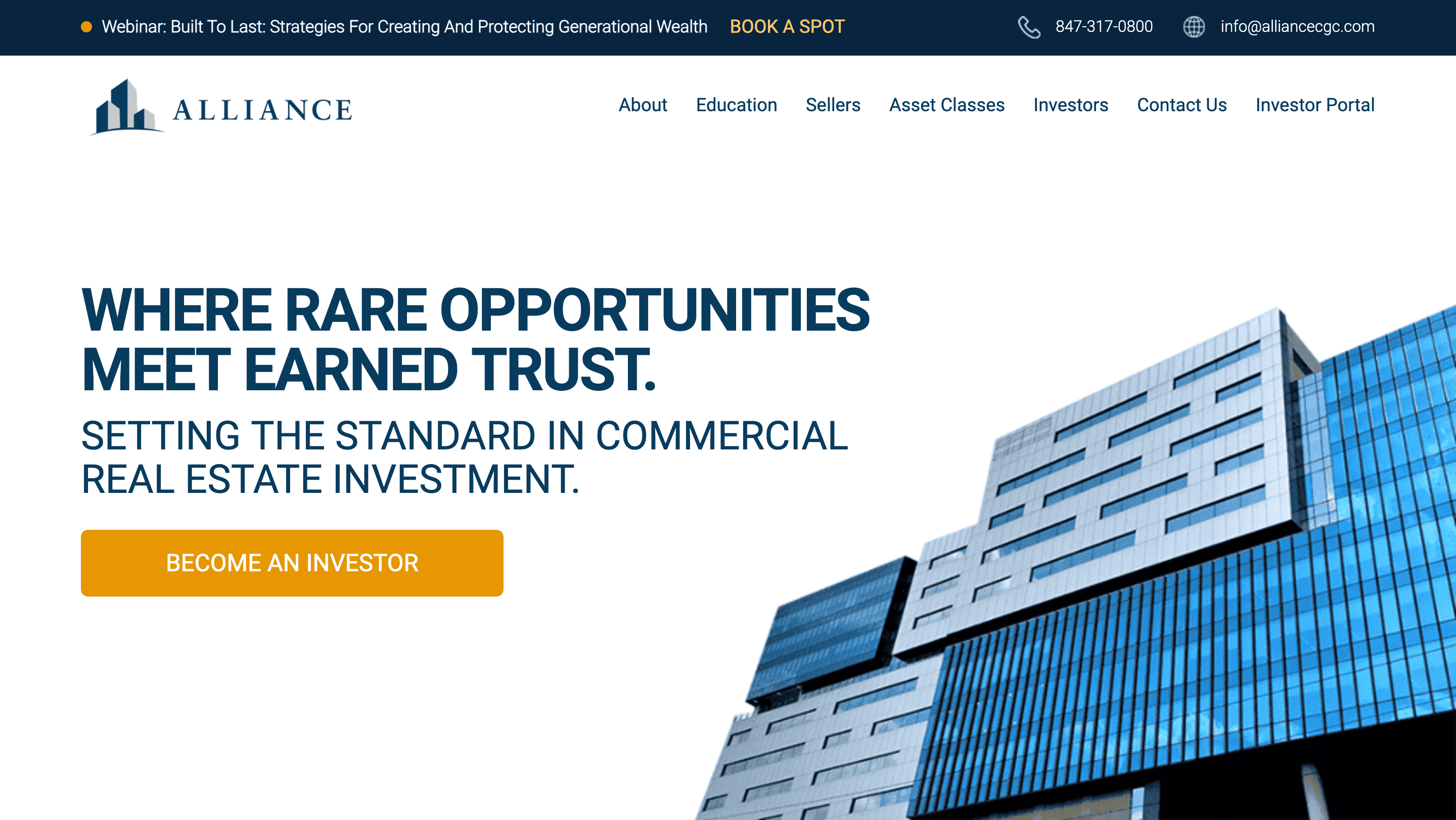 Commercial Real Estate Investing | Alliance CGC