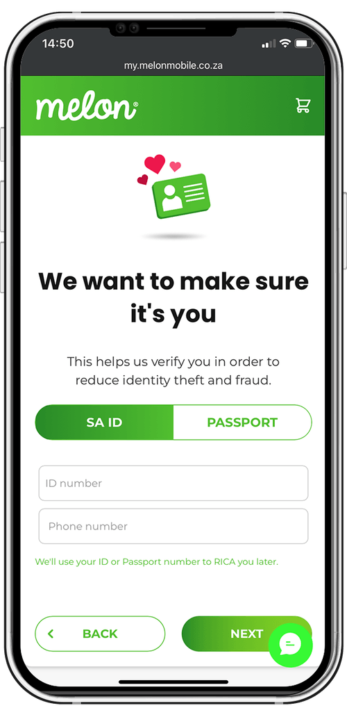 Sign Up & Activate Your Melon SIM