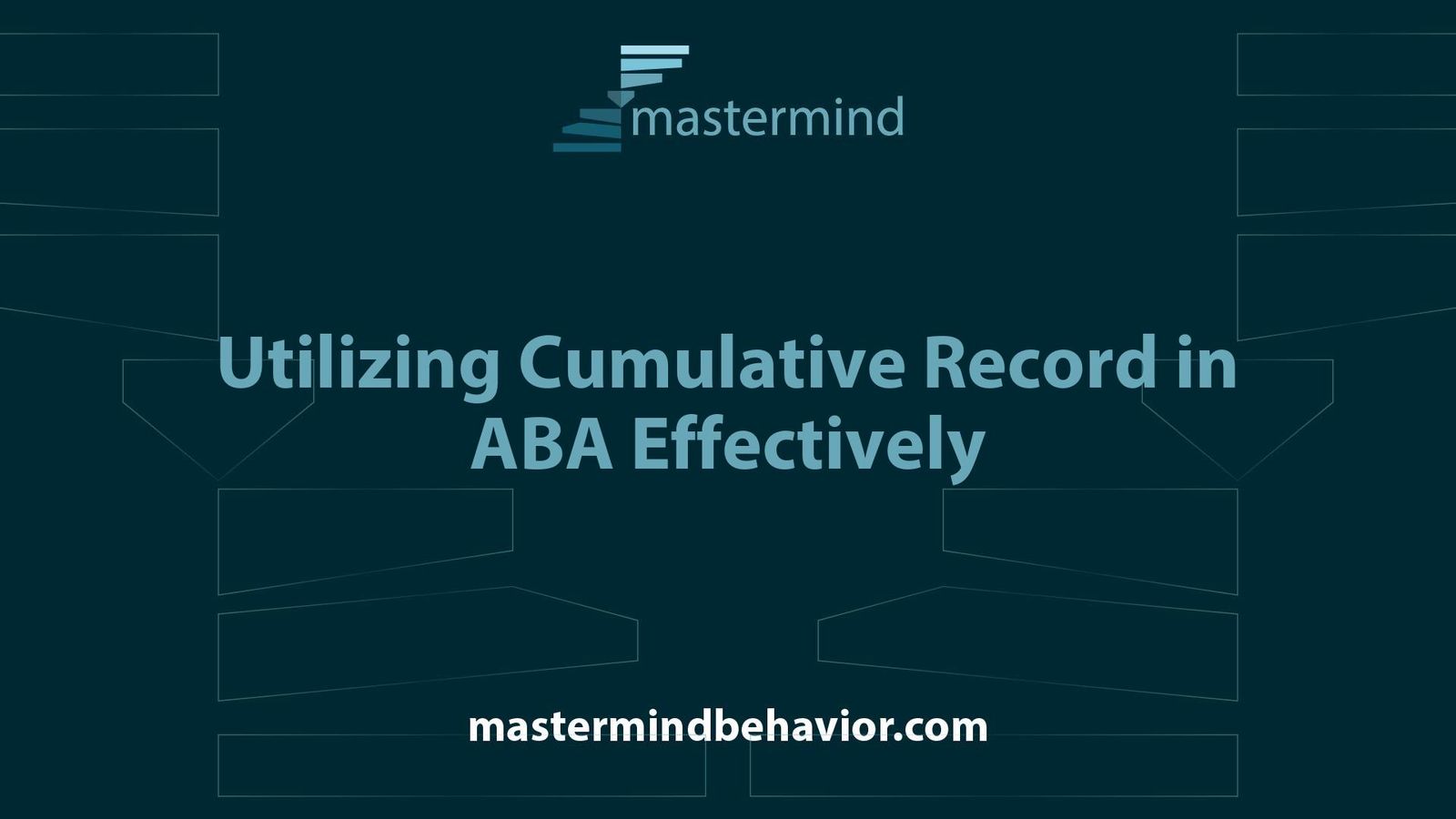 Utilizing Cumulative Record in ABA Effectively