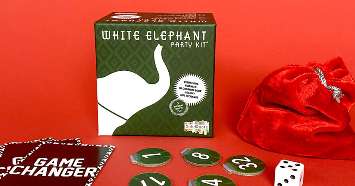 White Elephant Party White Elephant Party Invitations PVC Invites