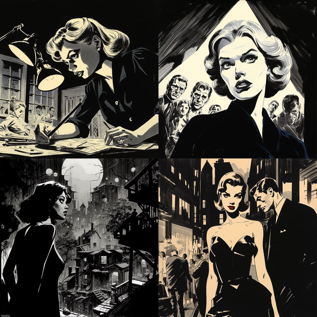 Lynd Ward Midjourney style | Andrei Kovalev's Midlibrary