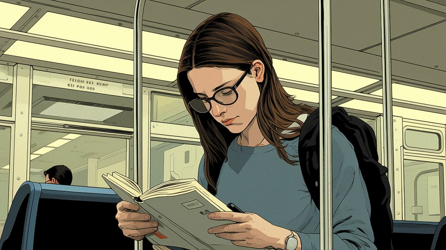 Adrian Tomine Midjourney style | Andrei Kovalev's Midlibrary
