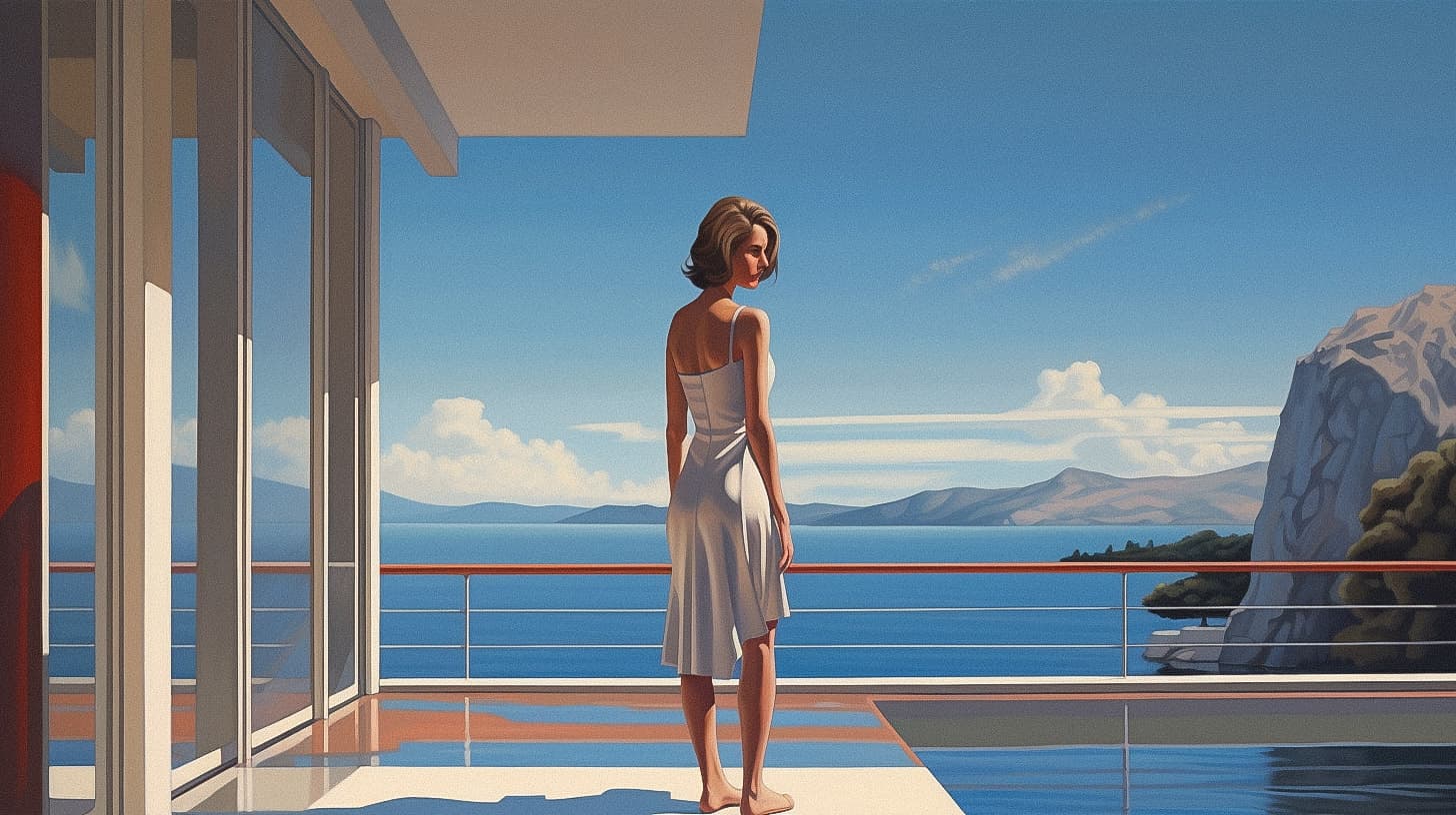 David Ligare Midjourney style | Andrei Kovalev's Midlibrary