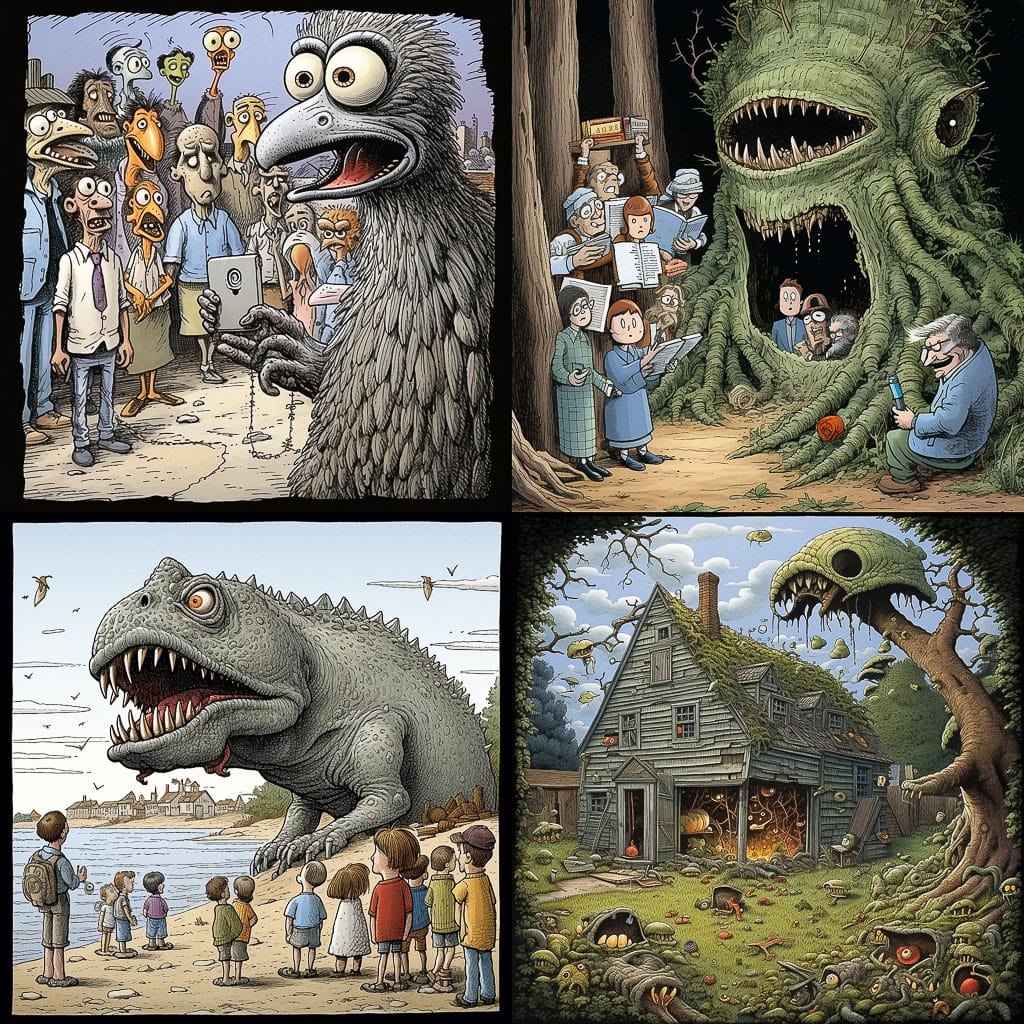 David Pope Midjourney style | Andrei Kovalev's Midlibrary