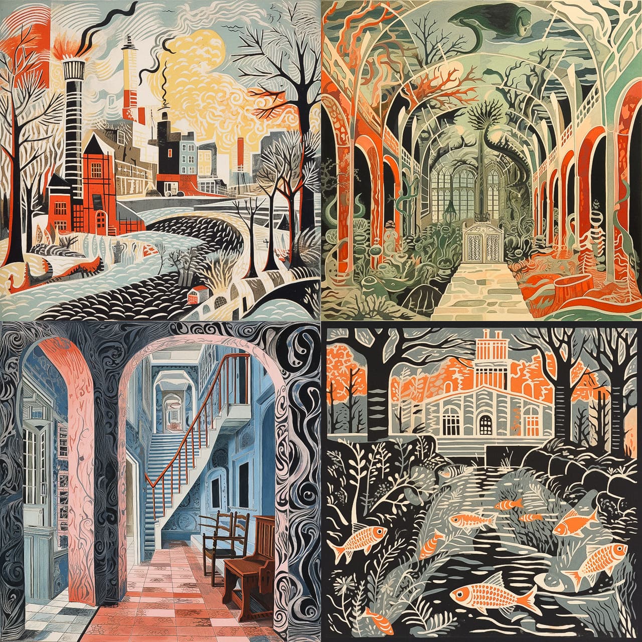 graphical | Midjourney AI Styles Compilation by Mateusz Nowak | Andrei Kovalev's Midlibrary