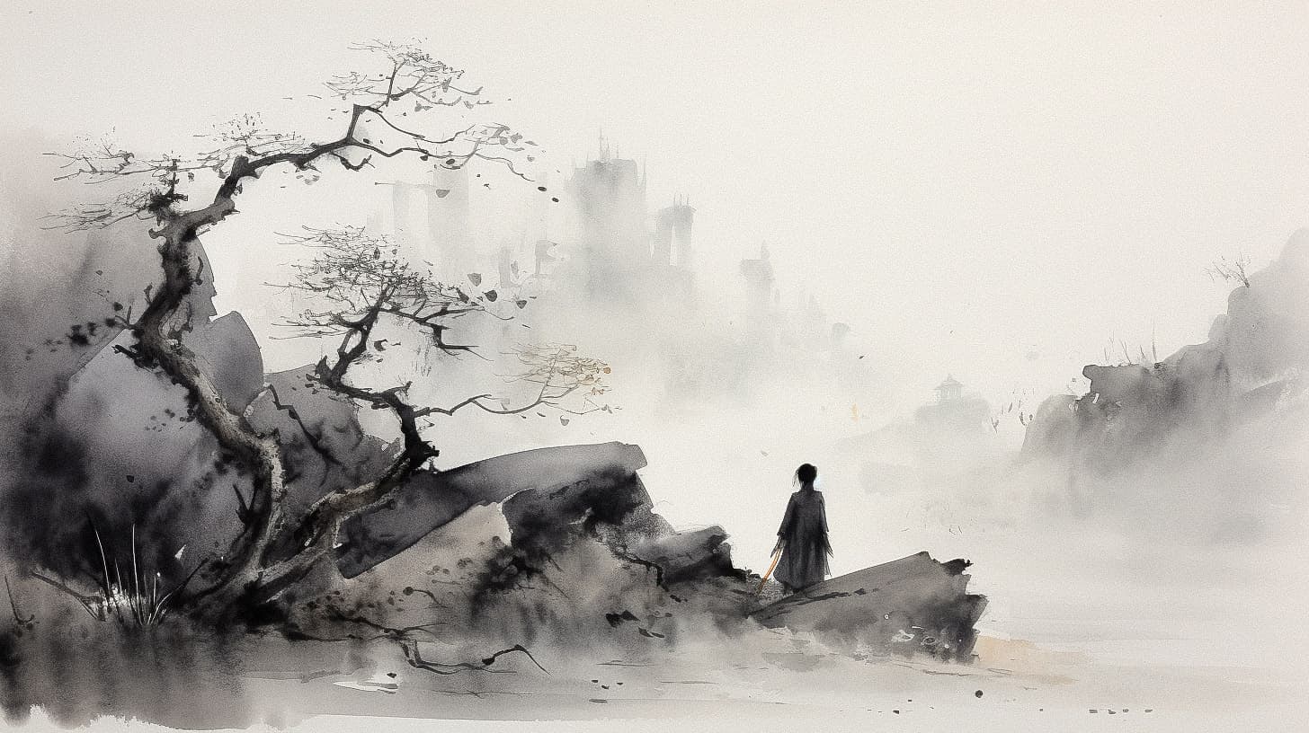 Fu Baoshi Midjourney style | Andrei Kovalev's Midlibrary