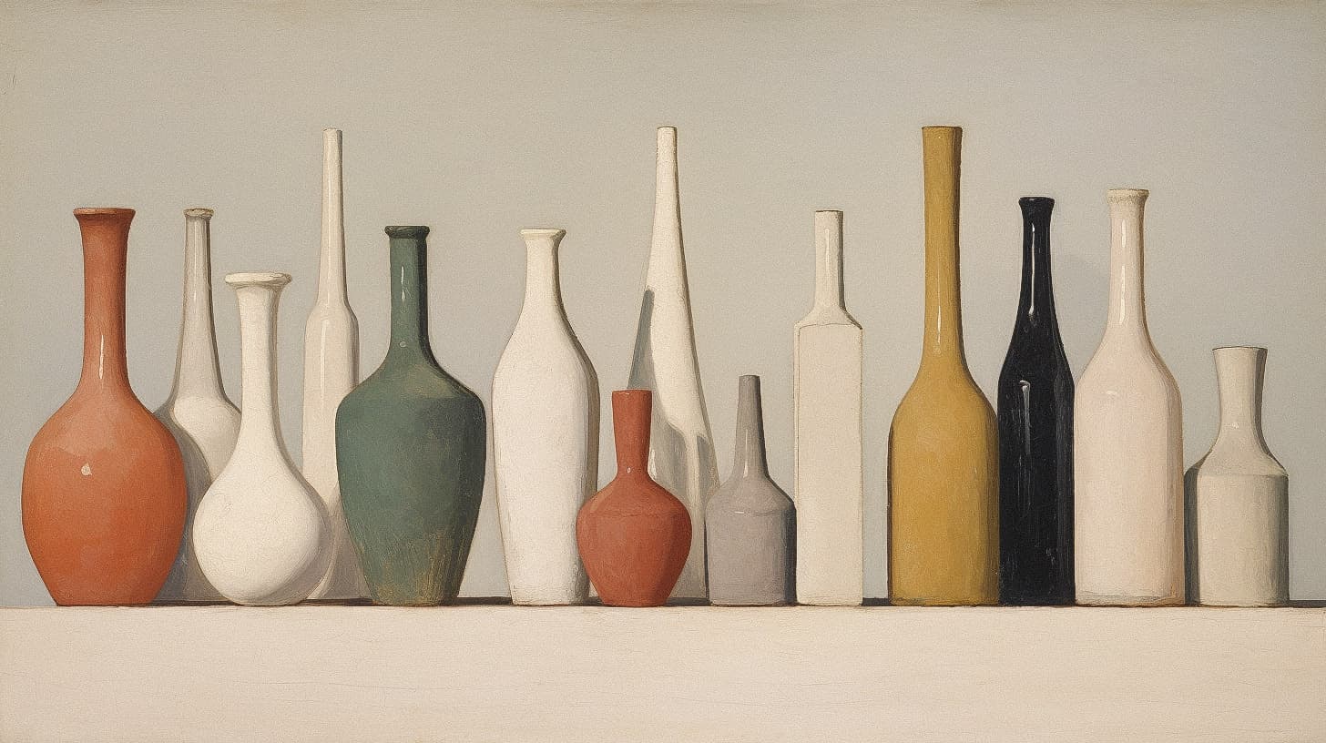 Giorgio Morandi Midjourney style | Andrei Kovalev's Midlibrary