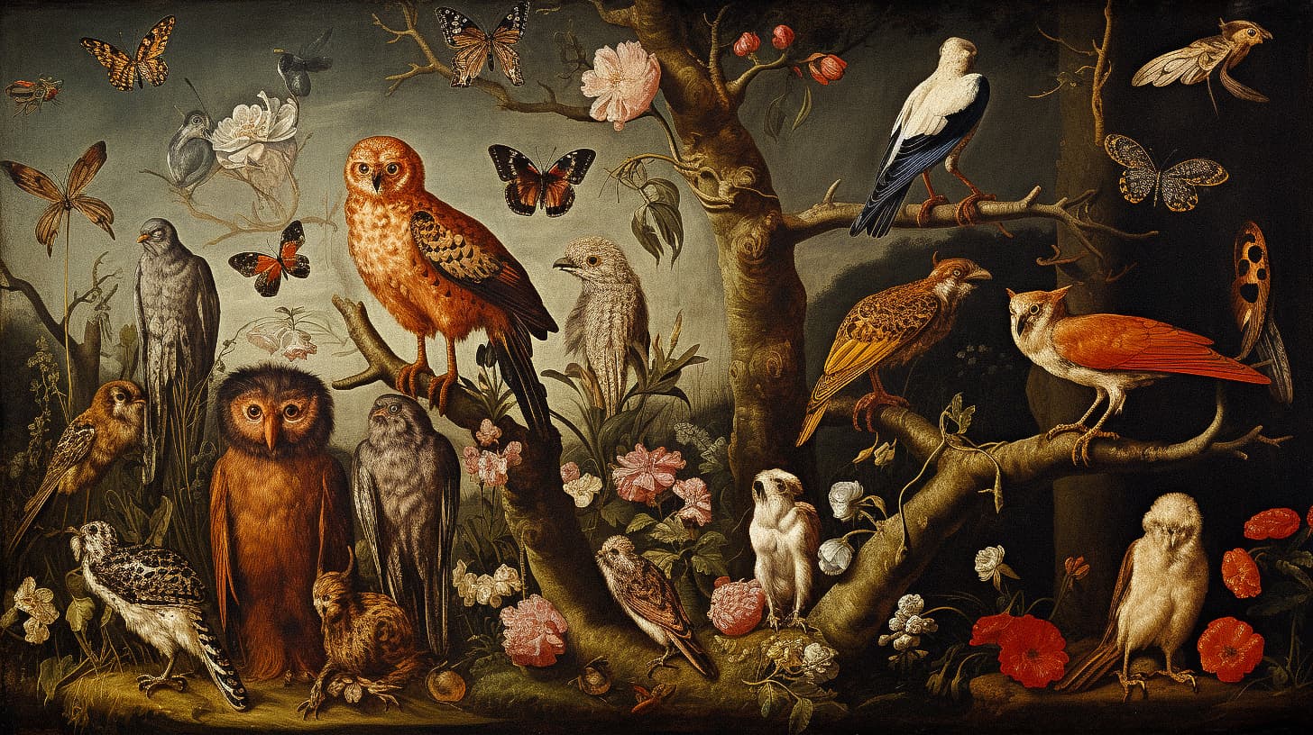 Jan van Kessel the Elder Midjourney style | Andrei Kovalev's Midlibrary