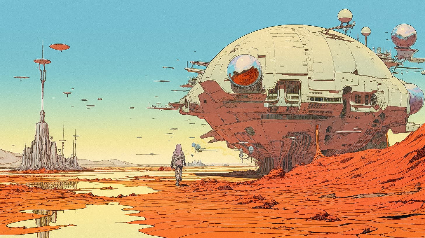 Moebius Midjourney style | Andrei Kovalev's Midlibrary