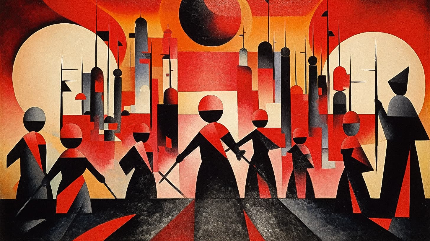 Kazimir Malevich Midjourney style | Andrei Kovalev's Midlibrary