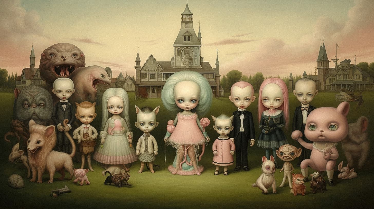 Mark Ryden Midjourney style | Andrei Kovalev's Midlibrary