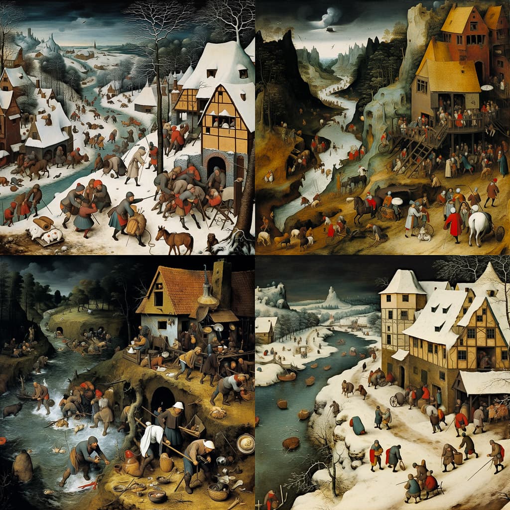 Michelangelo Midjourney style | Andrei Kovalev's Midlibrary