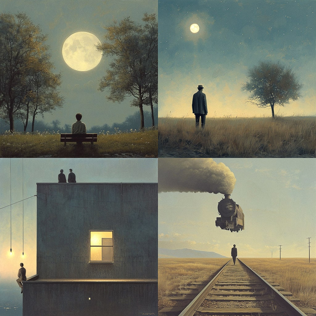 Midjourney AI Styles featuring Minimalist styles | Andrei Kovalev's ...