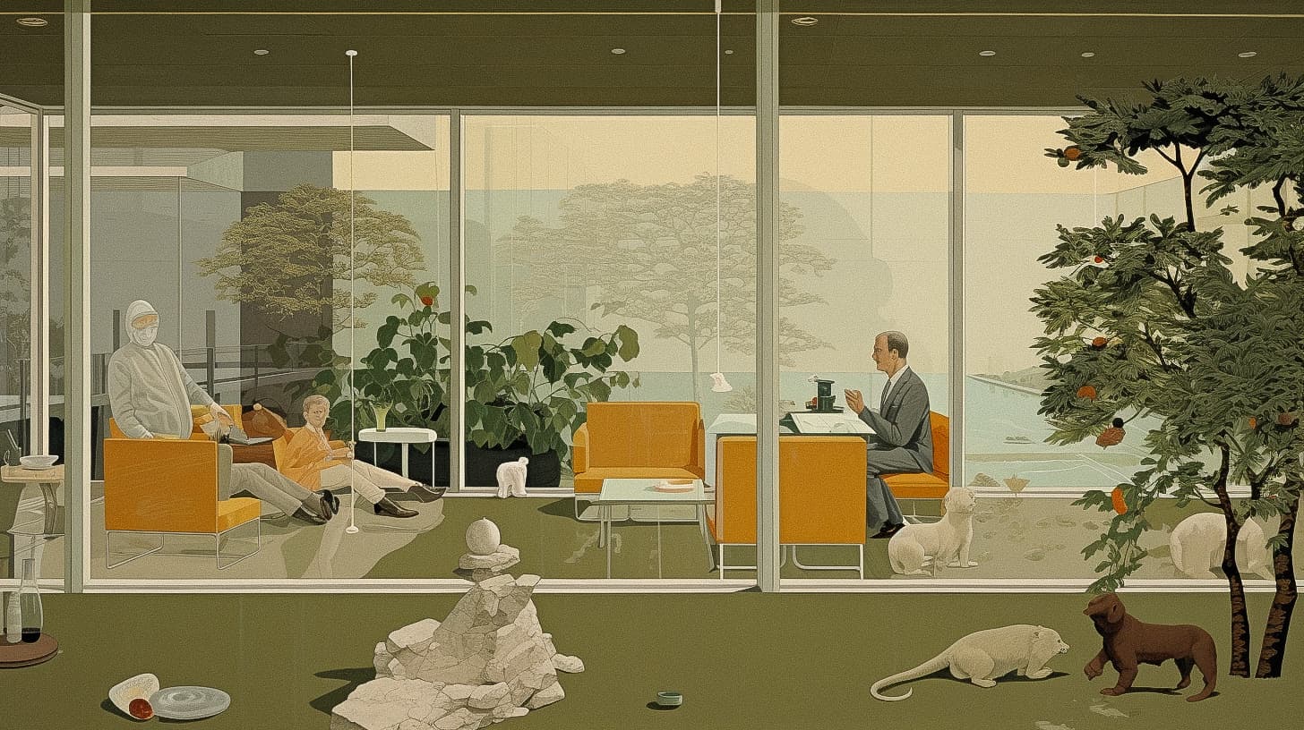 Richard McGuire Midjourney style | Andrei Kovalev's Midlibrary